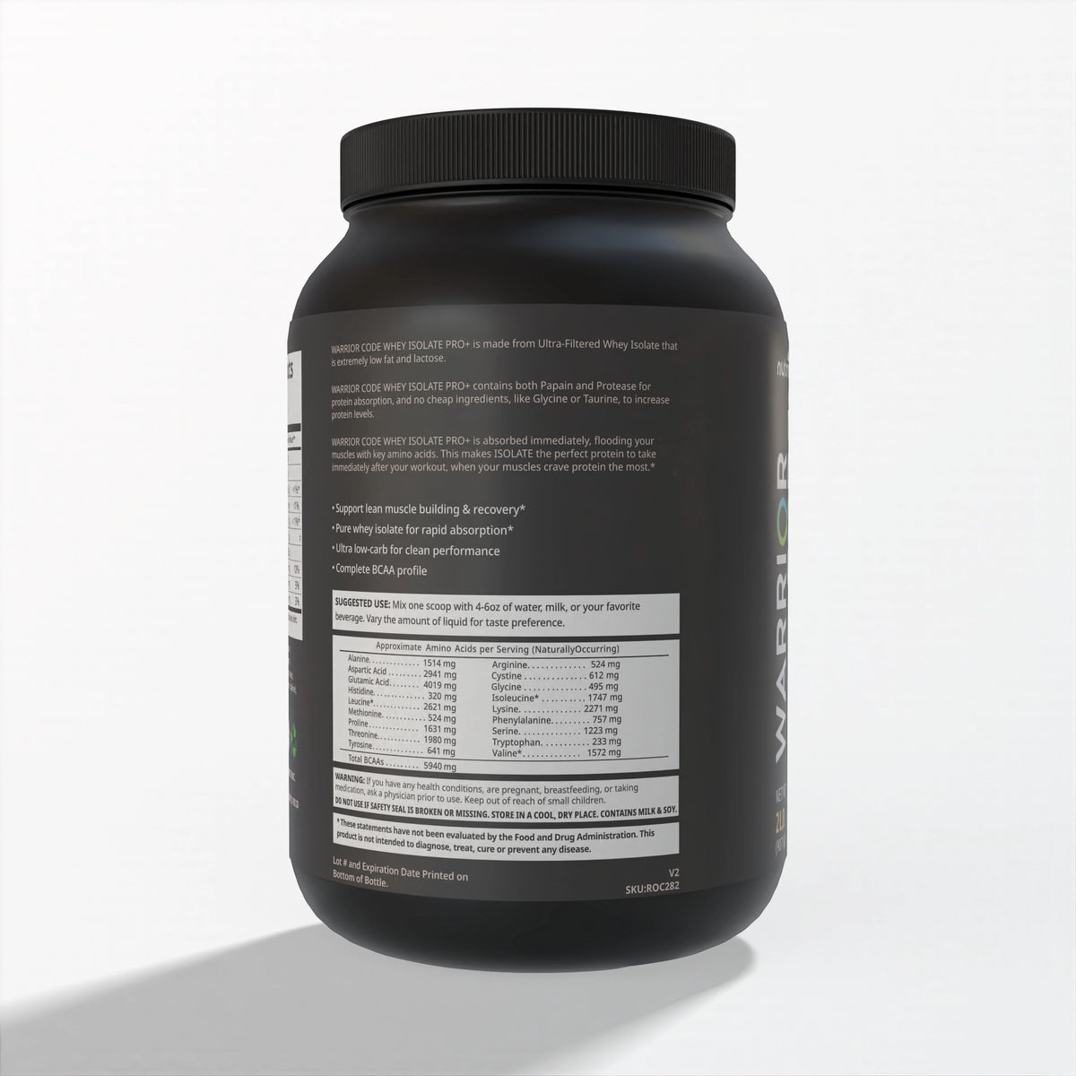 Warrior Code Whey Isolate PRO+ – Vanilla Frosted Donut | Ultra-Pure Is ...